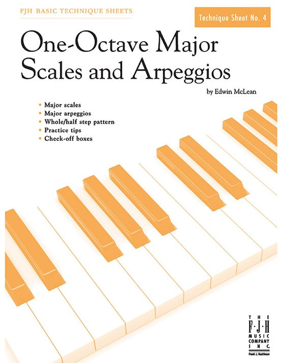 One-Octave Major Scales and Arpeggios - Piano (Digital Download)