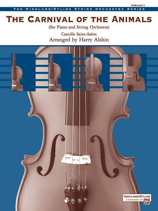 Carnival of the Animals – String Orchestra Conductor Score & Parts (Di