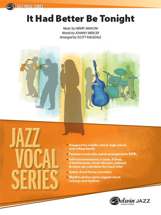 It Had Better Be Tonight - Jazz Ensemble Conductor Score & Parts (Digi