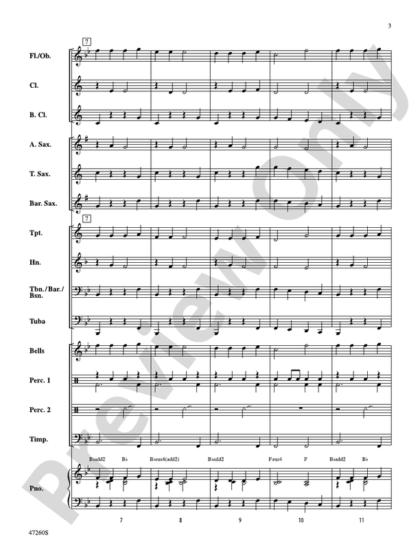 Just Add Music - Concert Band Conductor Score & Parts (Digital Downloa