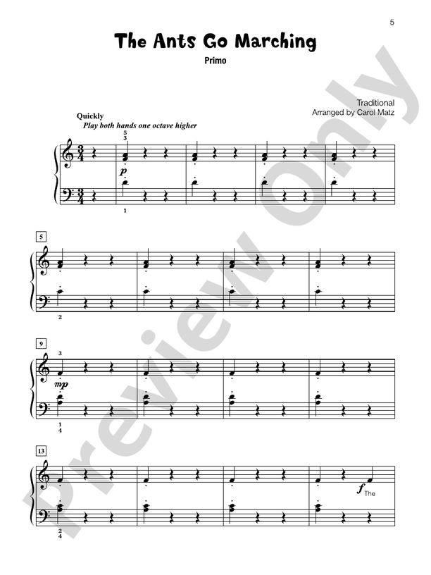 Famous & Fun Duets, Book 2: 6 Duets - 1 Piano, 4 Hands (Digital Downlo