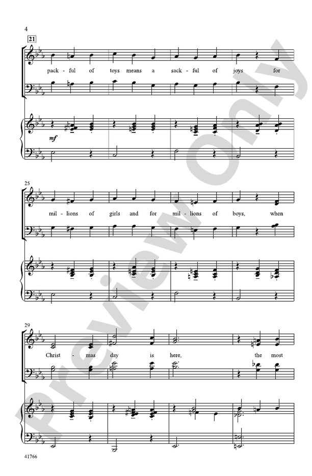 Cartoon Christmas – SATB Choral Octavo (Digital Download)