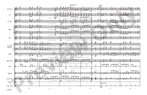 Addicted to Love – Marching Band Conductor Score & Parts (Digital Down