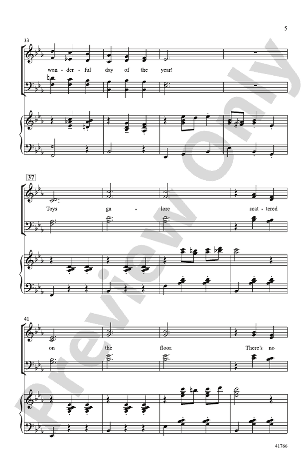 Cartoon Christmas – SATB Choral Octavo (Digital Download)