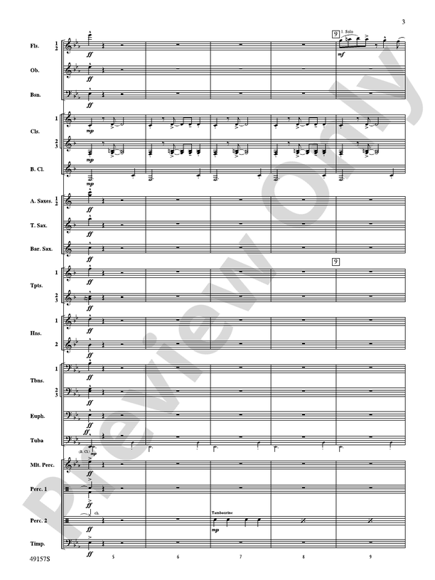 Speedball - Concert Band Conductor Score & Parts (Digital Download)