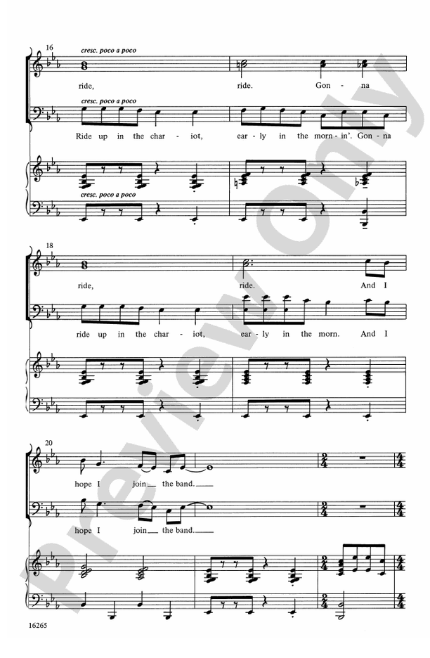 Chariot! – SATB Choral Octavo (Digital Download)