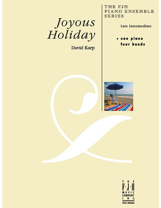 Joyous Holiday - DSM-DE1019 - 1 Piano, 4 Hands (Digital Download)