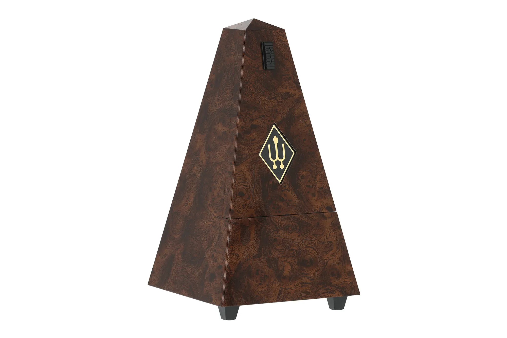 Wittner Pyramid Plastic Metronome Burr Walnut Effect