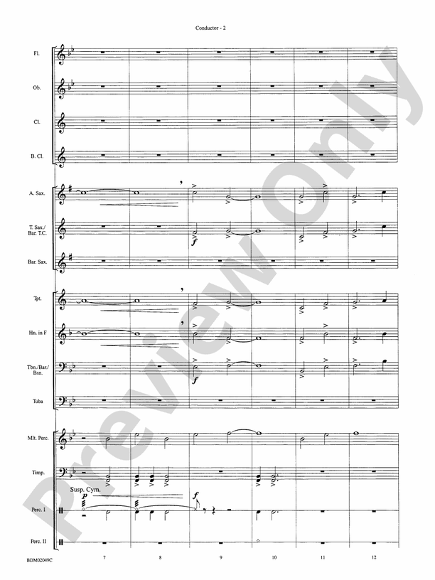 Apollo Fanfare - Concert Band Conductor Score & Parts (Digital Downloa