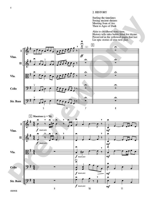 School - String Orchestra Conductor Score & Parts (Digital Download)