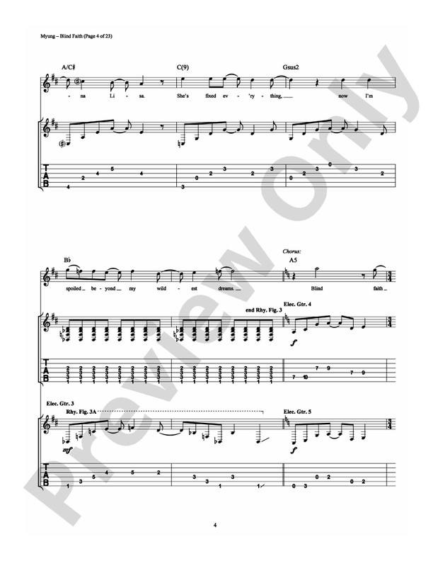 Blind Faith - Guitar TAB (Digital Download)