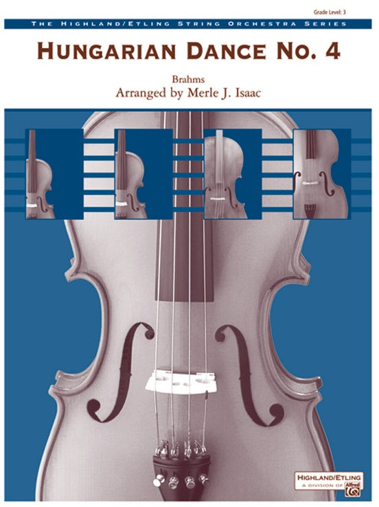 Hungarian Dance No. 4 – String Orchestra Conductor Score & Parts (Digi