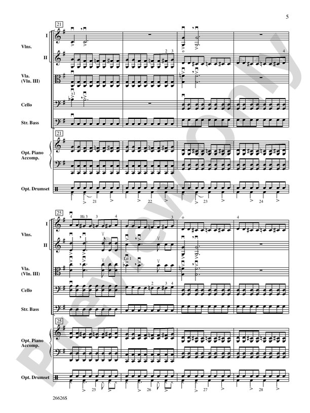Batman Theme (Grade 2) - String Orchestra Conductor Score & Parts (Dig