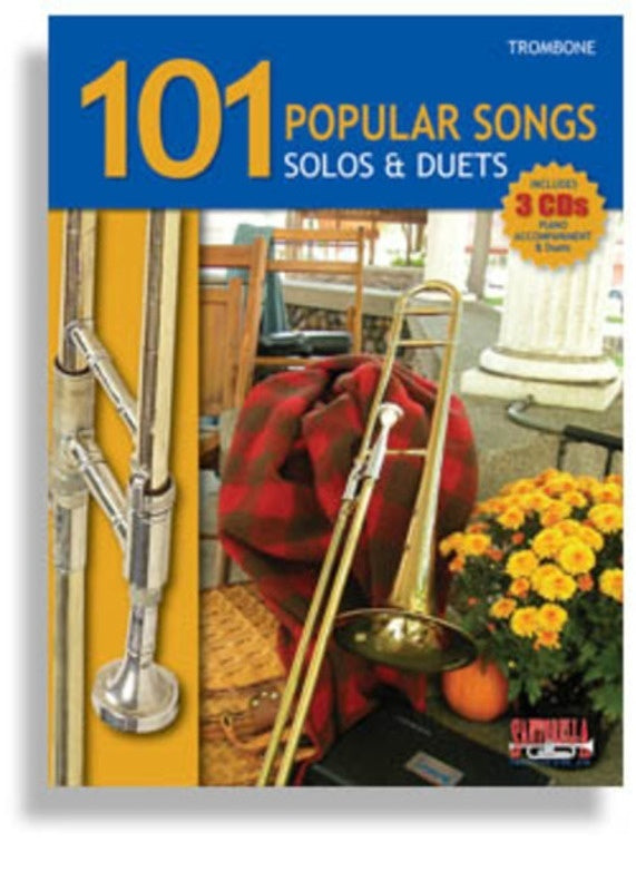 101 Popular Songs Trombone Bk/3CD