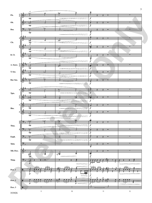 Moon Phases 81 - Concert Band Conductor Score & Parts (Digital Downloa