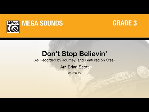 Don't Stop Believin' (Arr. Brian Scott) – Marching Band Conductor Scor